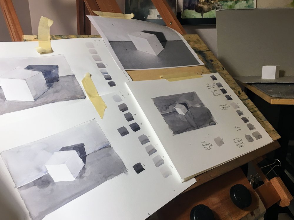 Lesson 3 -Value Studies - Michele Clamp Art