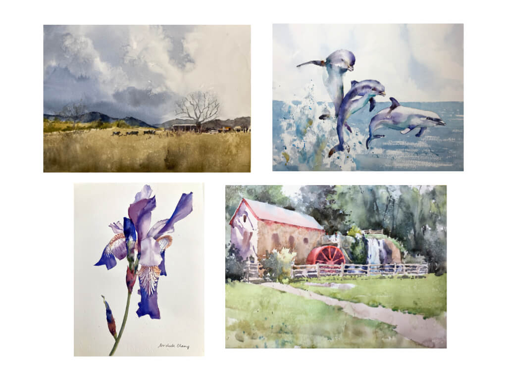 Intermediate Watercolor - June 2022 - Michele Clamp Art